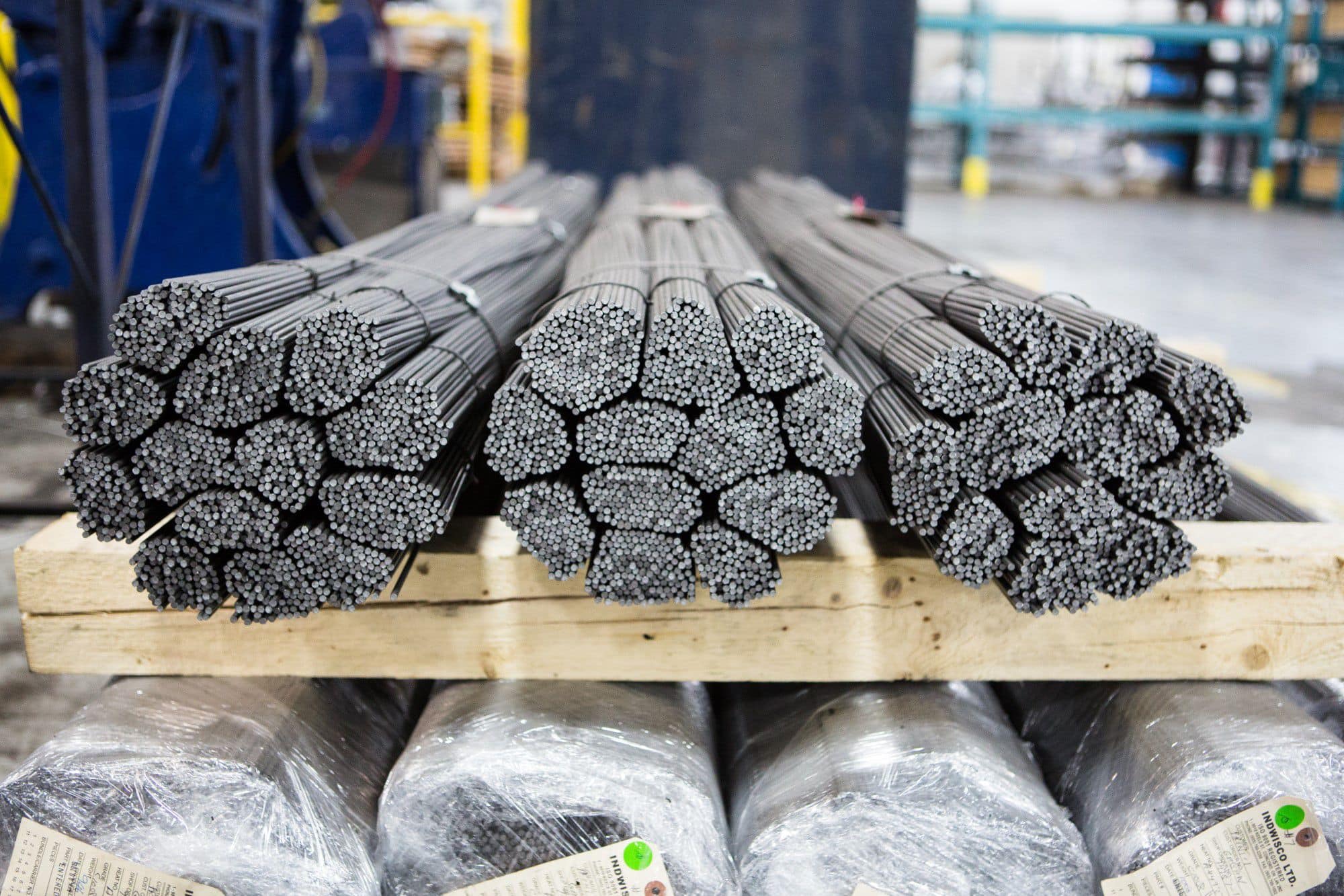 Indwisco Products: Drawn Wire, Stainless Steel. Toronto Canada